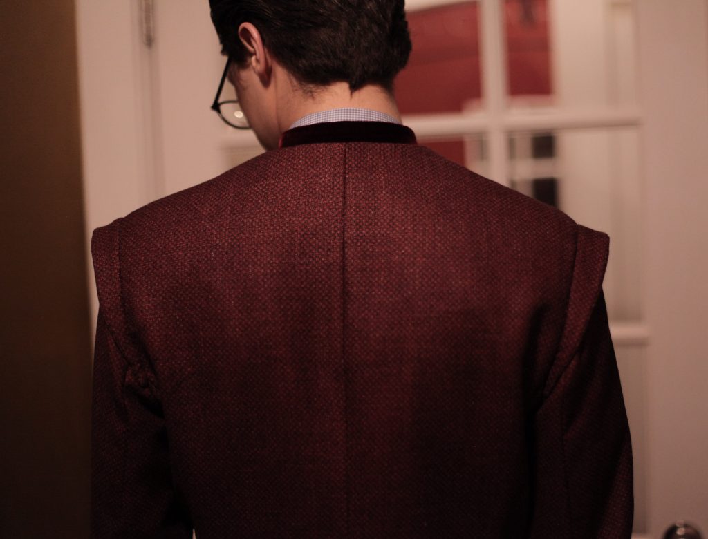 Velvet Jacket for Beranger Gras | Couture Dressmaker for Anagrassia